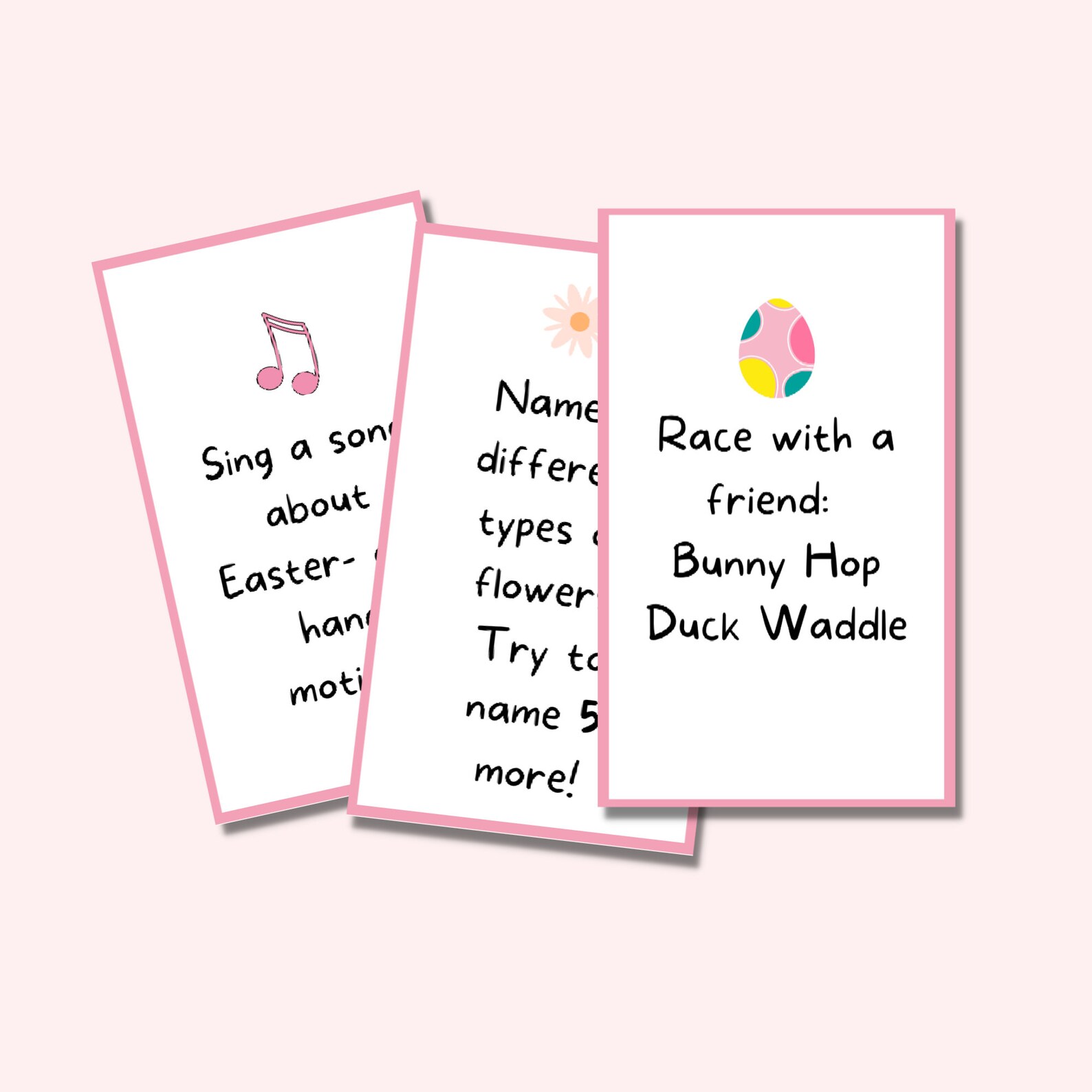 Easter Task Cards for Kids Color, Easter Activities for Preschoolers ...