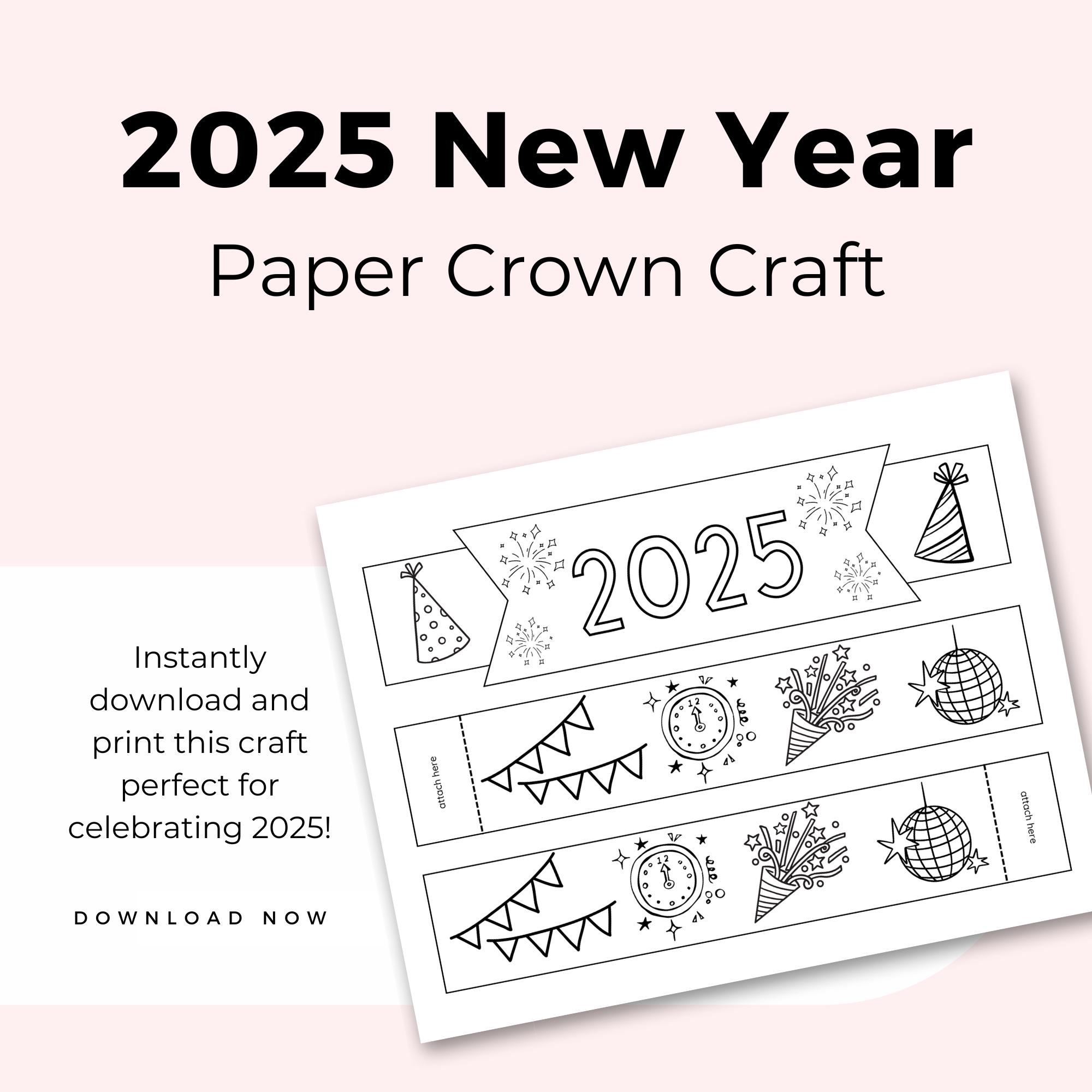 Manualidad de corona imprimible para niños 2025, manualidad de ...