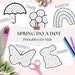 Spring Dot Marker Activity, 1 Page Butterfly Do a Dot, Spring Printable ...
