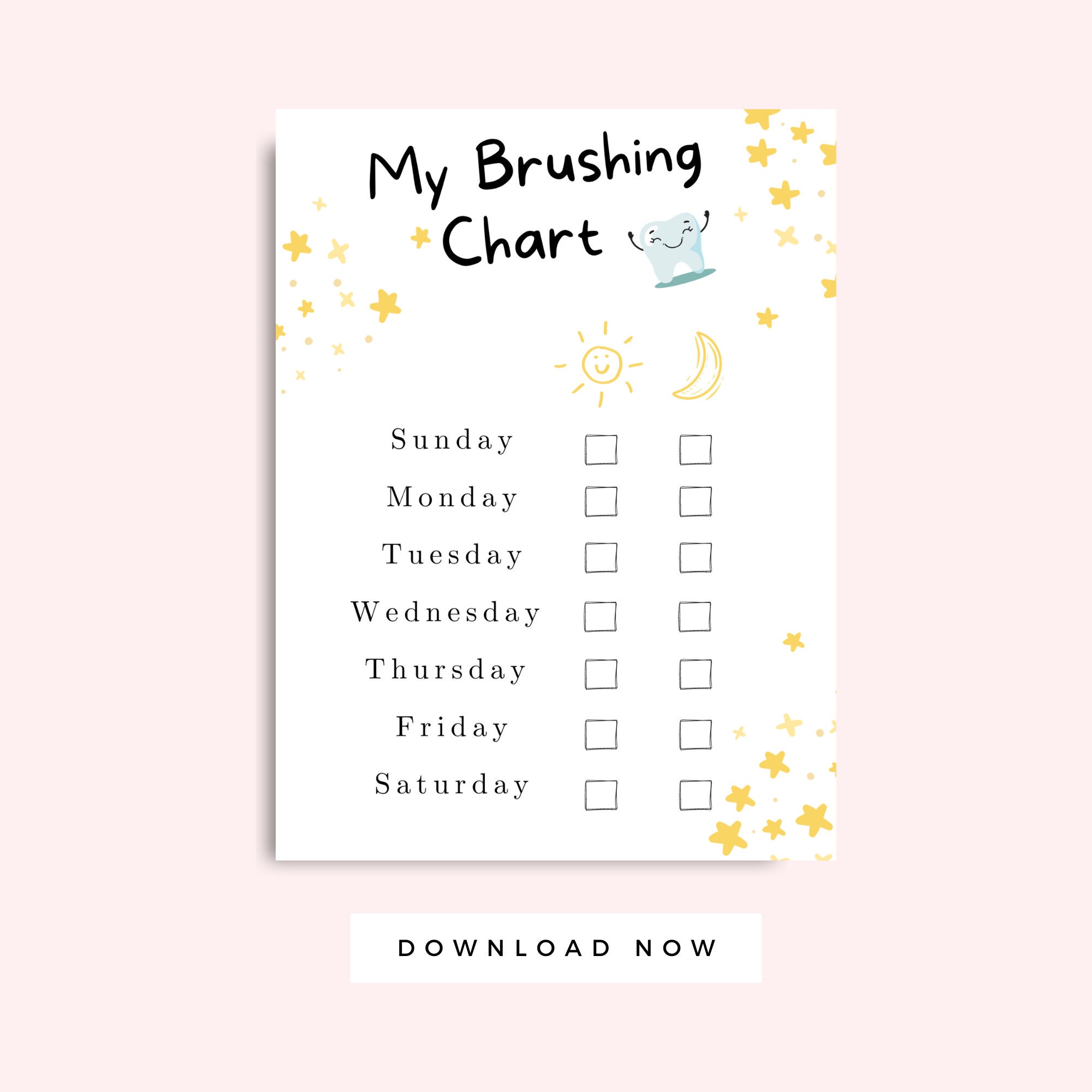 Preschool Dental Health Activities 3 Pack, Brushing Chart for Kids ...