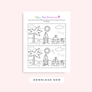 Summer Coloring Pages for Kids, Preschool Summer Printable Activities ...