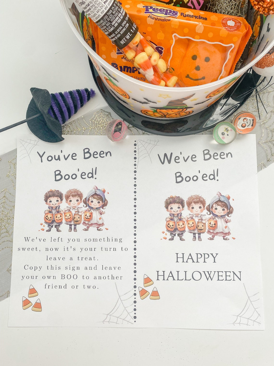 You've Been Booed Printable Letter, Halloween Boo Basket, Halloween Kid ...