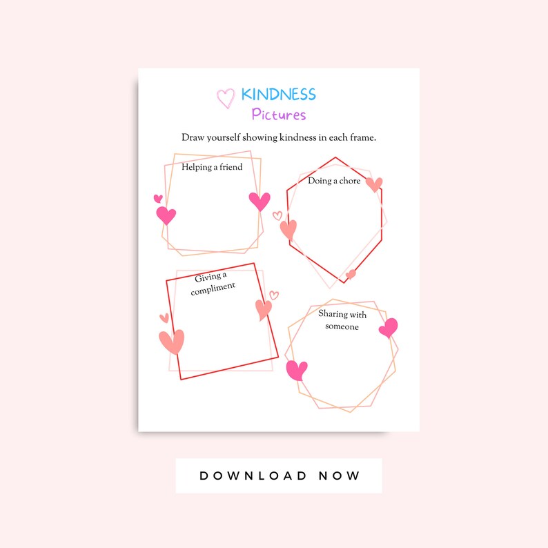 Kindness Activities for Kids Printable Packet, Random Acts of Kindness ...
