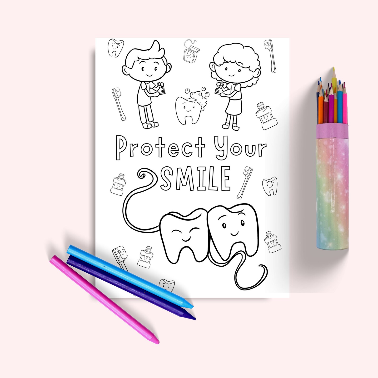Preschool Dental Health Printable Activities Bundle, Tooth Fairy Letter ...