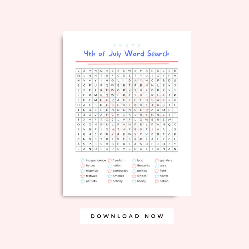 Fourth of July Printable Activities for Kids, America Independence Day ...