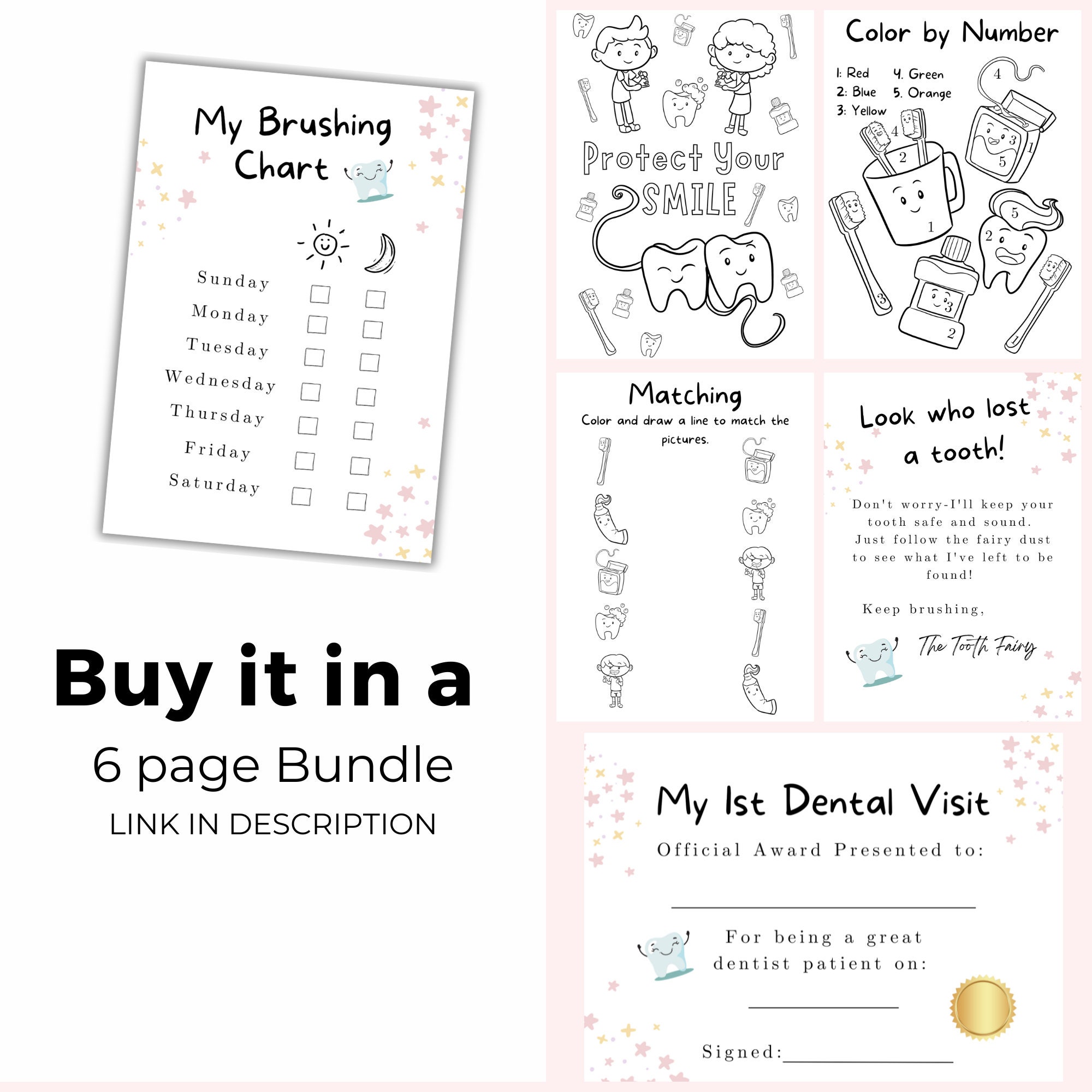 Tooth Fairy Letter for Kids Printable, Tooth Fairy Note, Lost Tooth ...