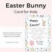 Printable Easter Bunny Letter for Kids, Easter Kid Activity, Toddler ...