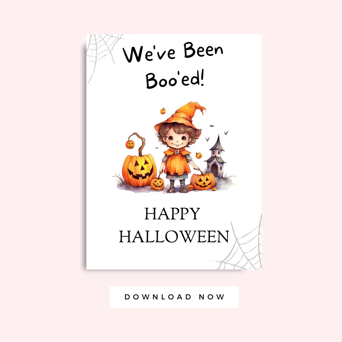 Halloween Boo Basket Printable Letters, You've Been Booed Cards, Trick ...