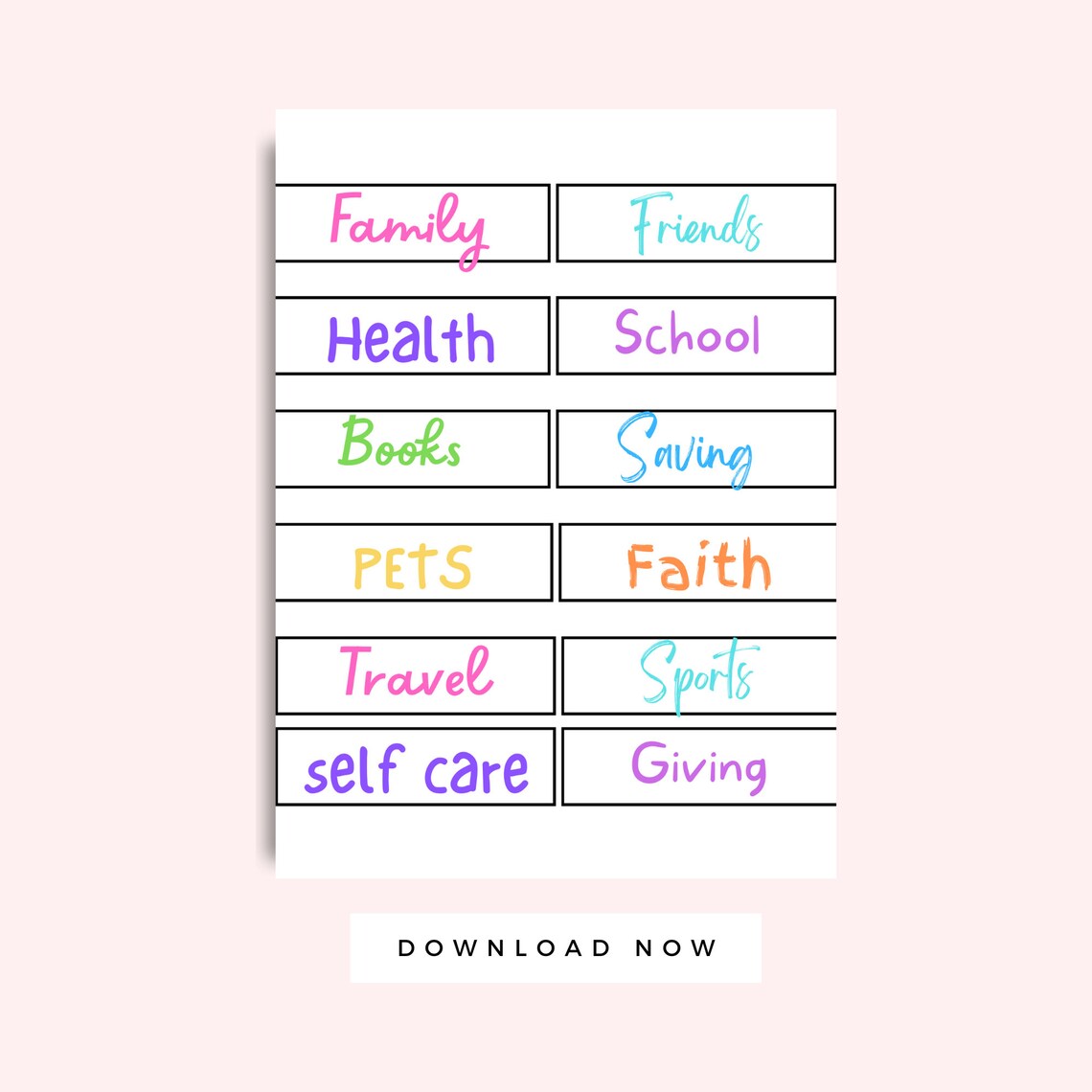 Vision Board Kit for Kids Kid Vision Board Activity for Kids - Etsy