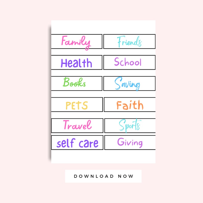 Vision Board Kit for Kids Kid Vision Board Activity for Kids - Etsy