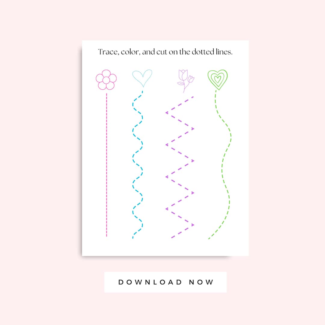Cutting Activities for Preschool Printables, Scissor Skills Worksheet ...