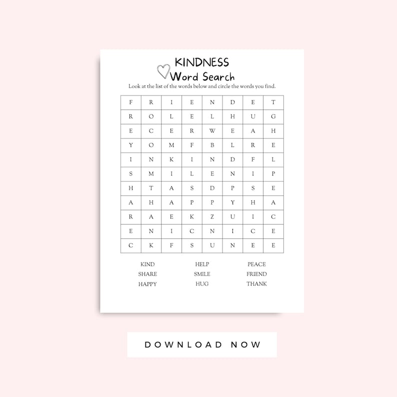 Kindness Activities for Kids Printable Packet, Random Acts of Kindness ...