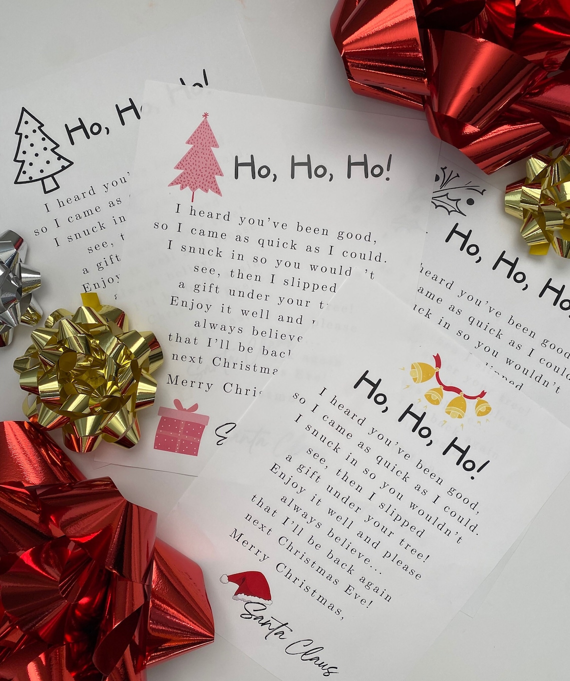 Santa Letter for Kids Printable, Printable Card From Santa for Kids on ...