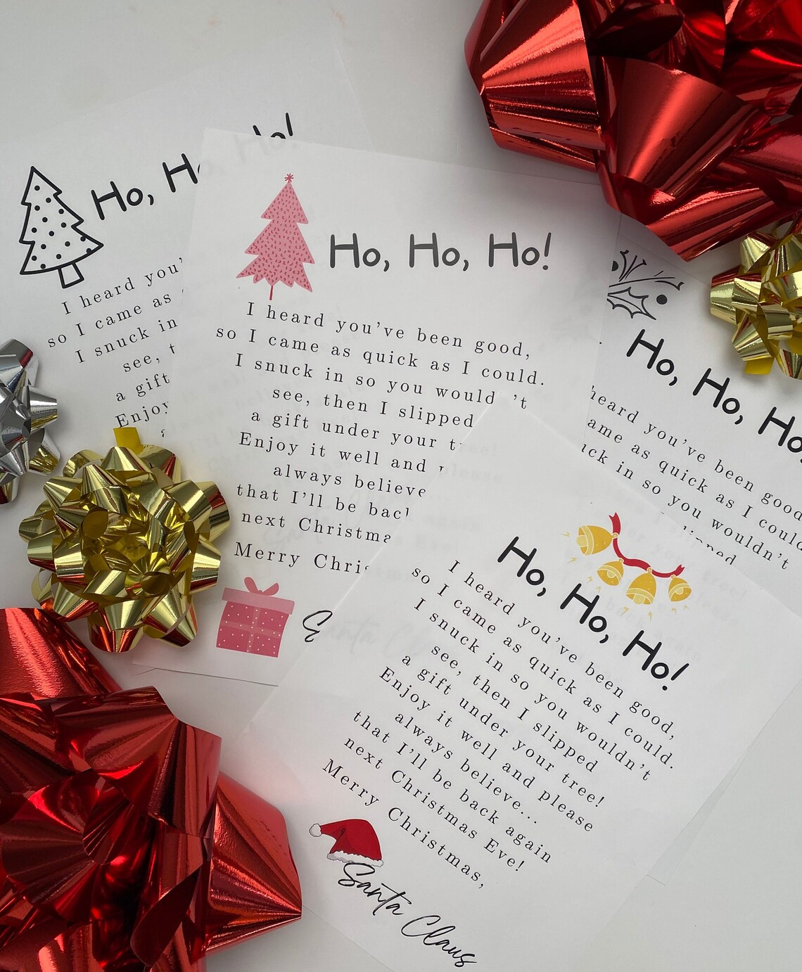 Santa Letter for Kids Printable, Printable Card From Santa for Kids on ...