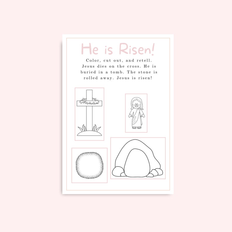 Christian Easter Activities for Kids, Religious Easter Printables for ...