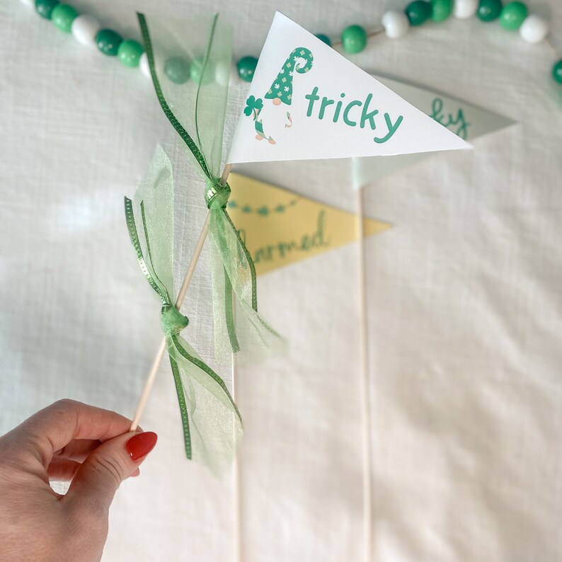 St. Patrick's Day Pennant Printables, Saint Patty's Day Photo Props for ...