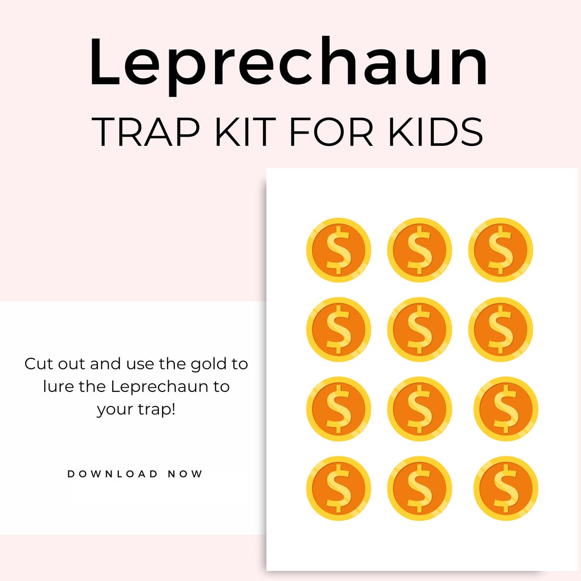 Leprechaun Trap Printable Kit, Leprechaun Letter for Kids Printable ...