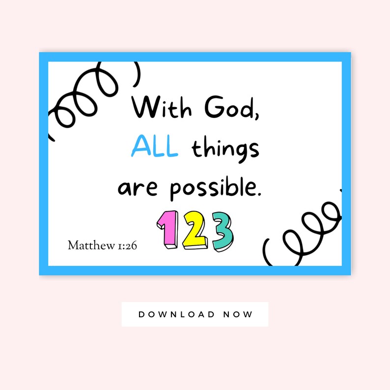 Christian Lunch Box Notes for Kids, Printable Encouraging Cards, Cute ...