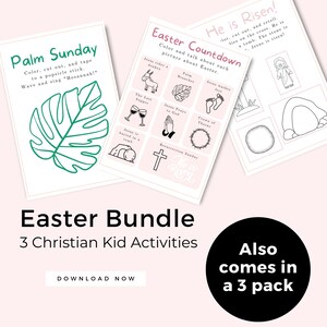Palm Sunday Kid Activity, Printable Craft for Kids, Toddler and ...