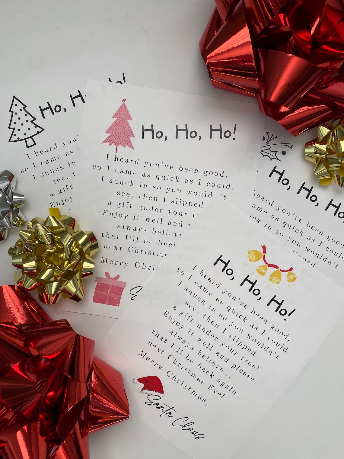 Santa Letter for Kids Printable, Printable Card From Santa for Kids on ...