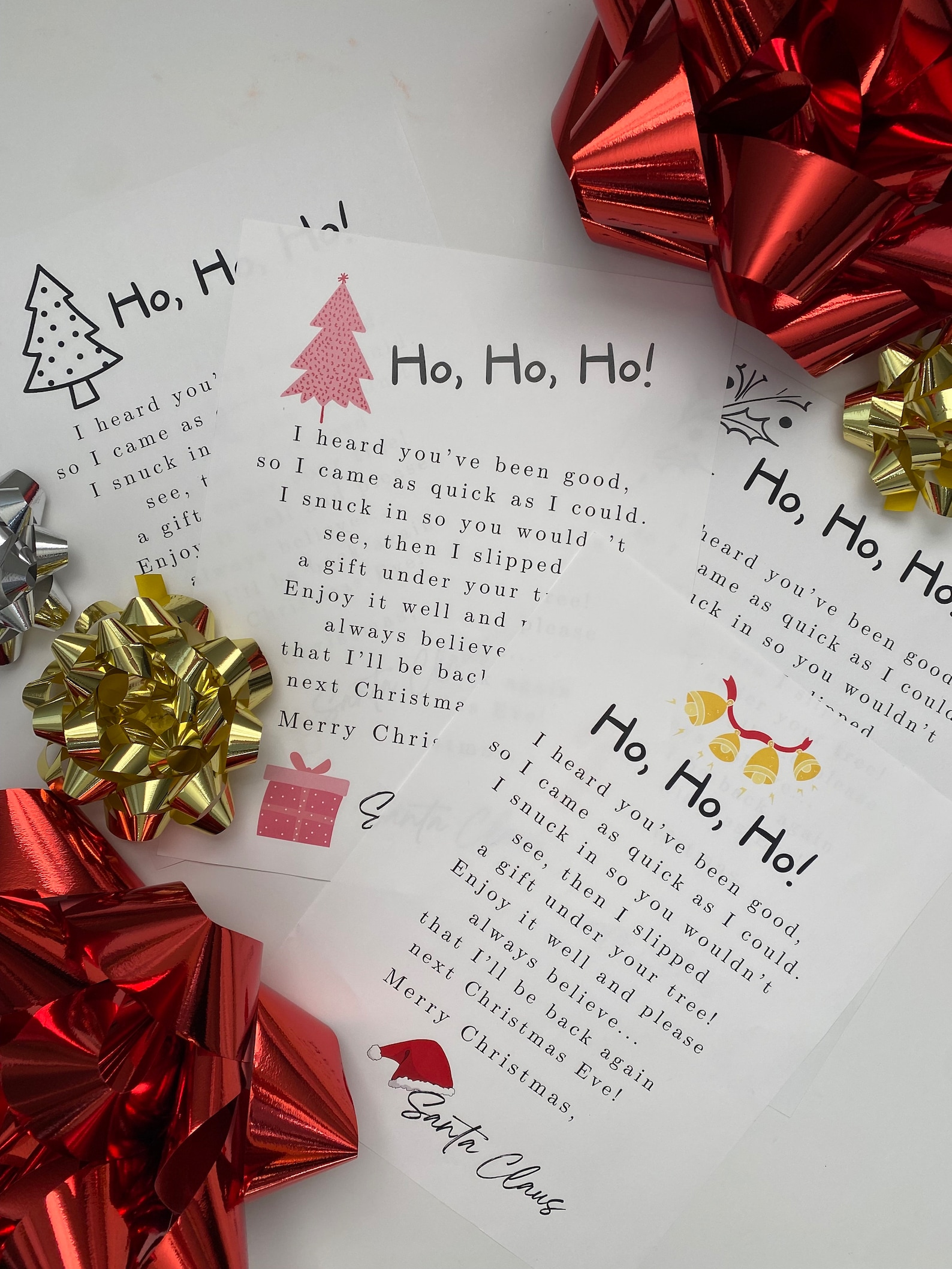 Santa Letter for Kids Printable, Printable Card From Santa for Kids on ...