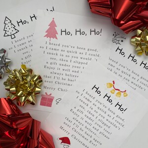 Santa Letter for Kids Printable, Printable Card From Santa for Kids on ...