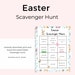 Printable Easter Bunny Letter for Kids, Easter Scavenger Hunt Kid ...