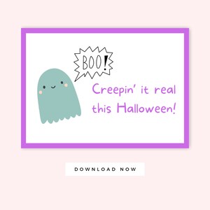 Halloween Lunch Box Notes for Kids, October School Ideas, Instant ...
