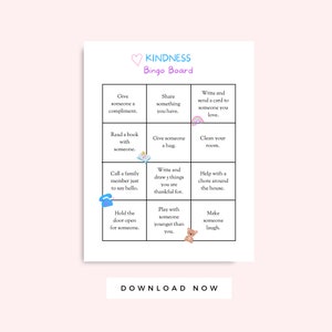 Kindness Activities for Kids Printable Packet, Random Acts of Kindness ...