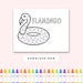 Flamingo Dot Marker Activity, Do a Dot Printables for Kids, Preschool ...