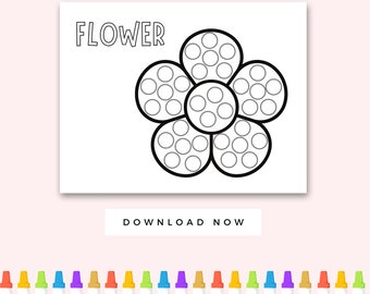 Spring Dot Marker Activity, 1 Page Butterfly Do a Dot, Spring Printable ...