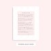 Mother's Day Letter From Kids Printable Pink & Pink Hearts, Mom's Day ...