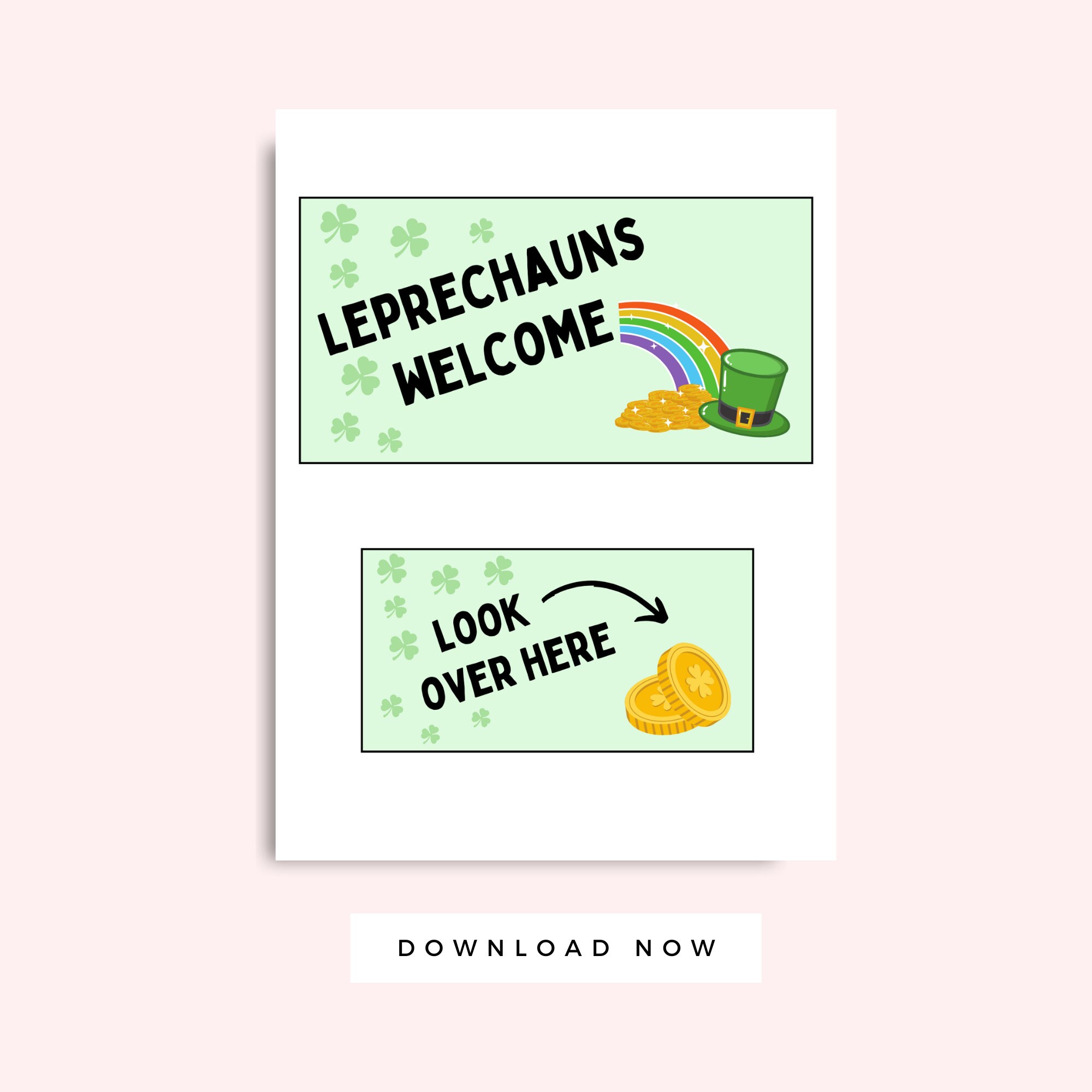 Leprechaun Trap Printable Kit, Leprechaun Letter for Kids Printable ...