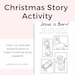 Story of Christmas Activity for Kids Printable, Christian Christmas ...