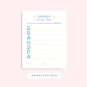 Grandma and Grandpa Acrostic Poem Multicolor, Grandparent's Day ...