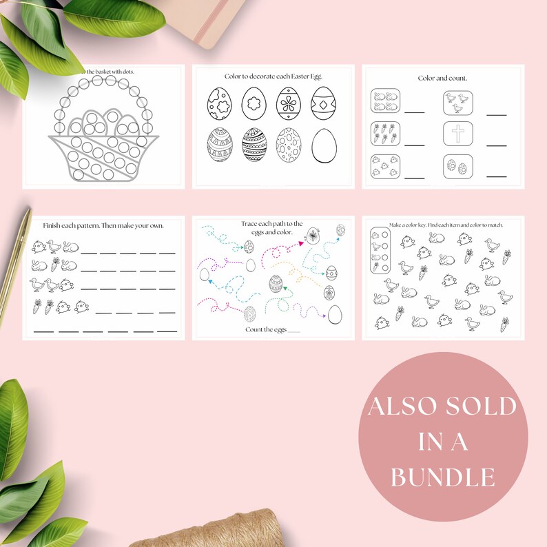 Easter Tracing Practice Printable for Kids, Kid Activities, Toddler ...