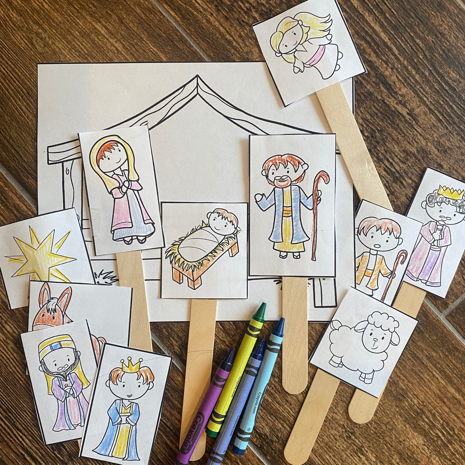 Story of Christmas Activity for Kids Printable, Christian Christmas ...