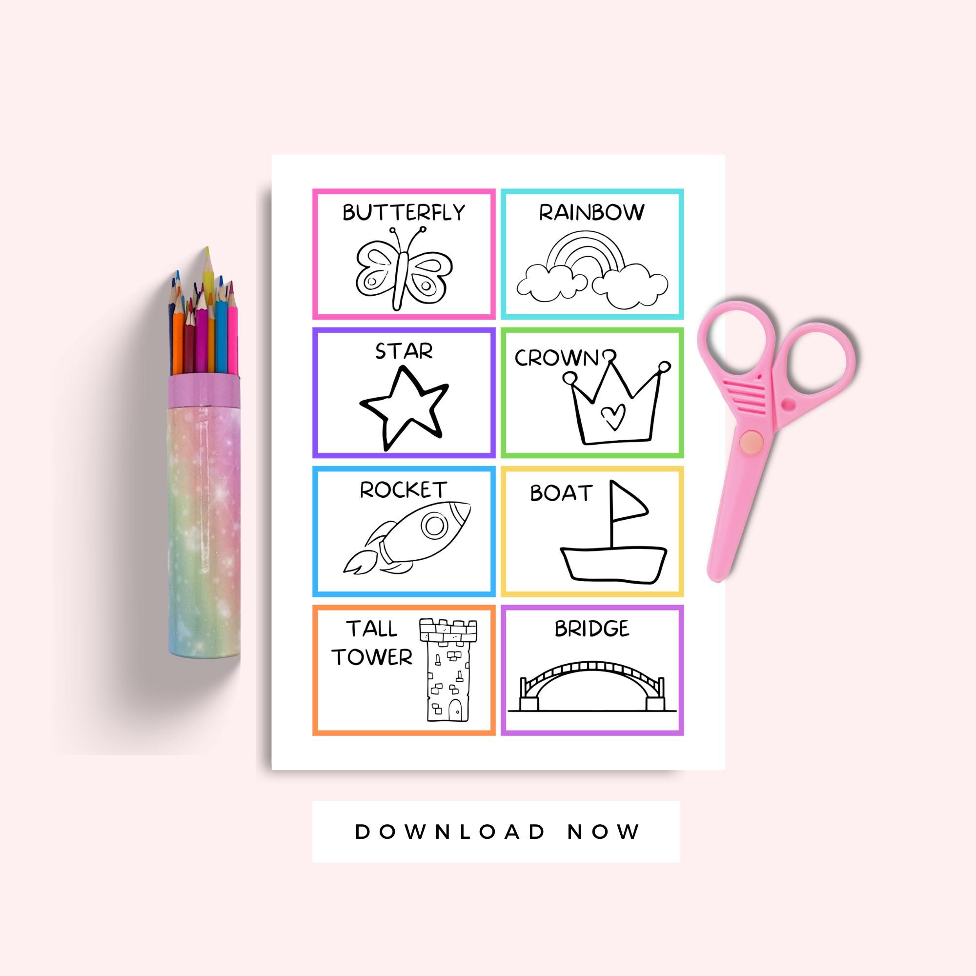Building Task Cards for Kids, Printable Building Prompts for Kids ...