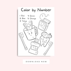 Preschool Dental Health Activities 3 Pack, Brushing Chart for Kids ...