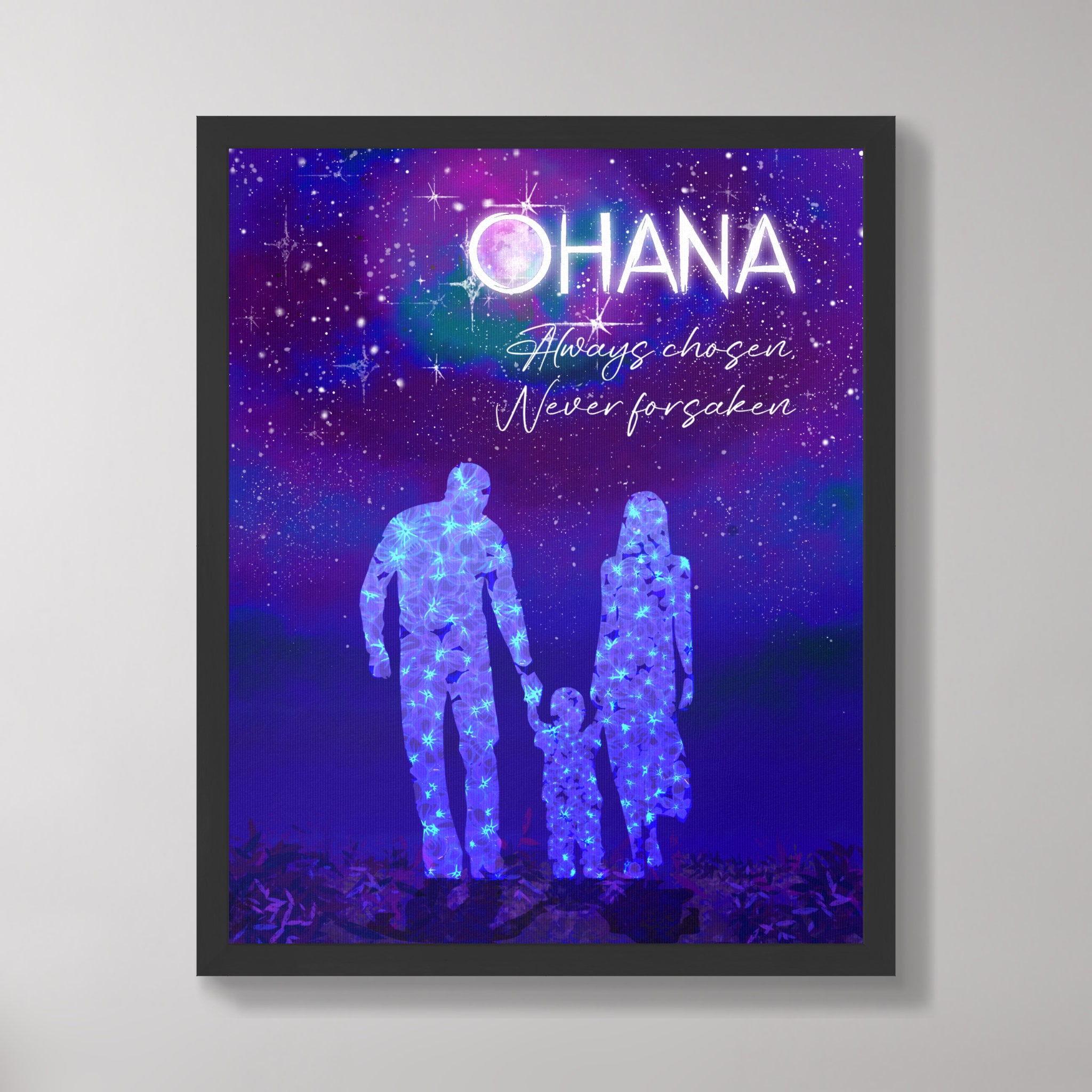 Ohana Wall Decor Ohana Means Family Home Decor Ohana Quote Adoption ...