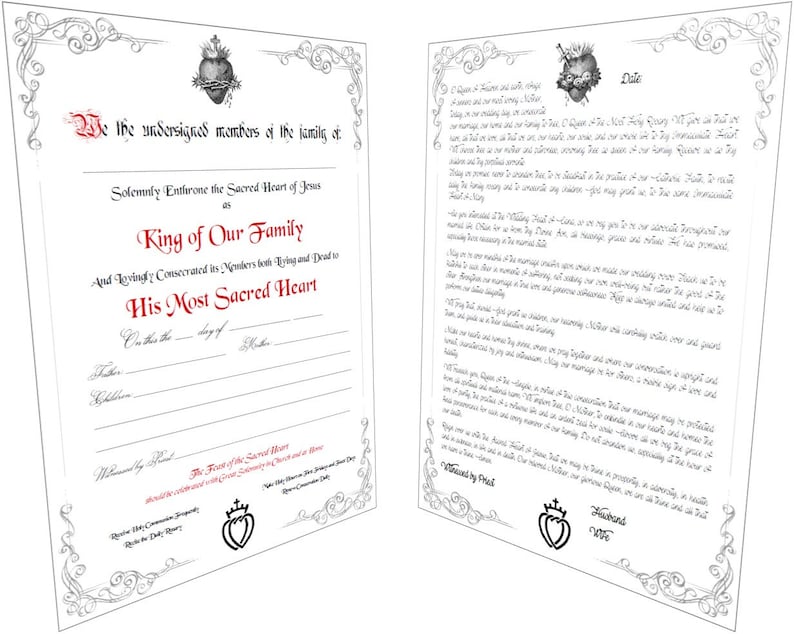 Traditional Catholic Wedding Consecration to the Blessed Virgin Mary ...