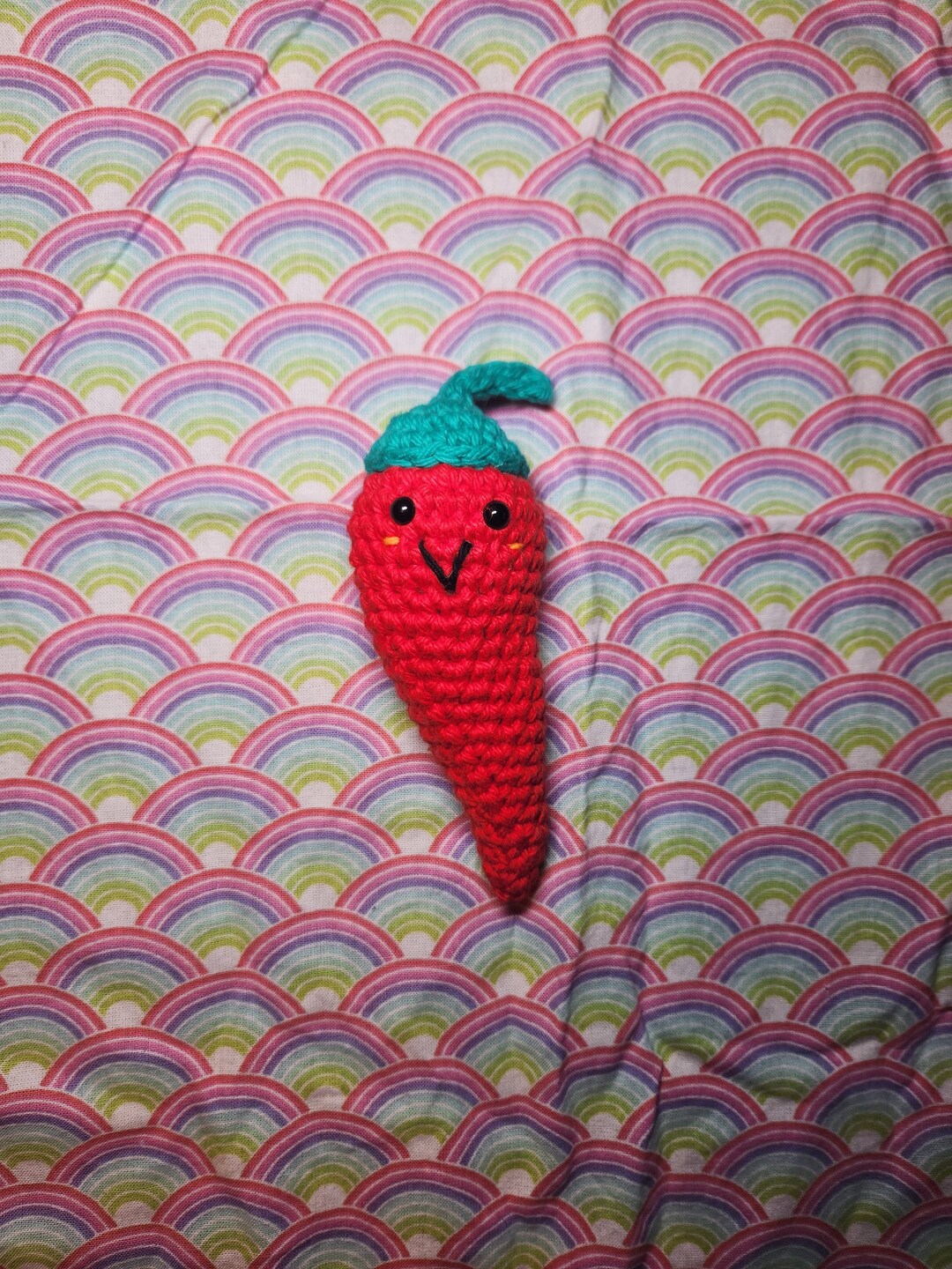 Crochet Chili Pepper Amigurumi: Handmade Cotton Plush Stuffy - Etsy