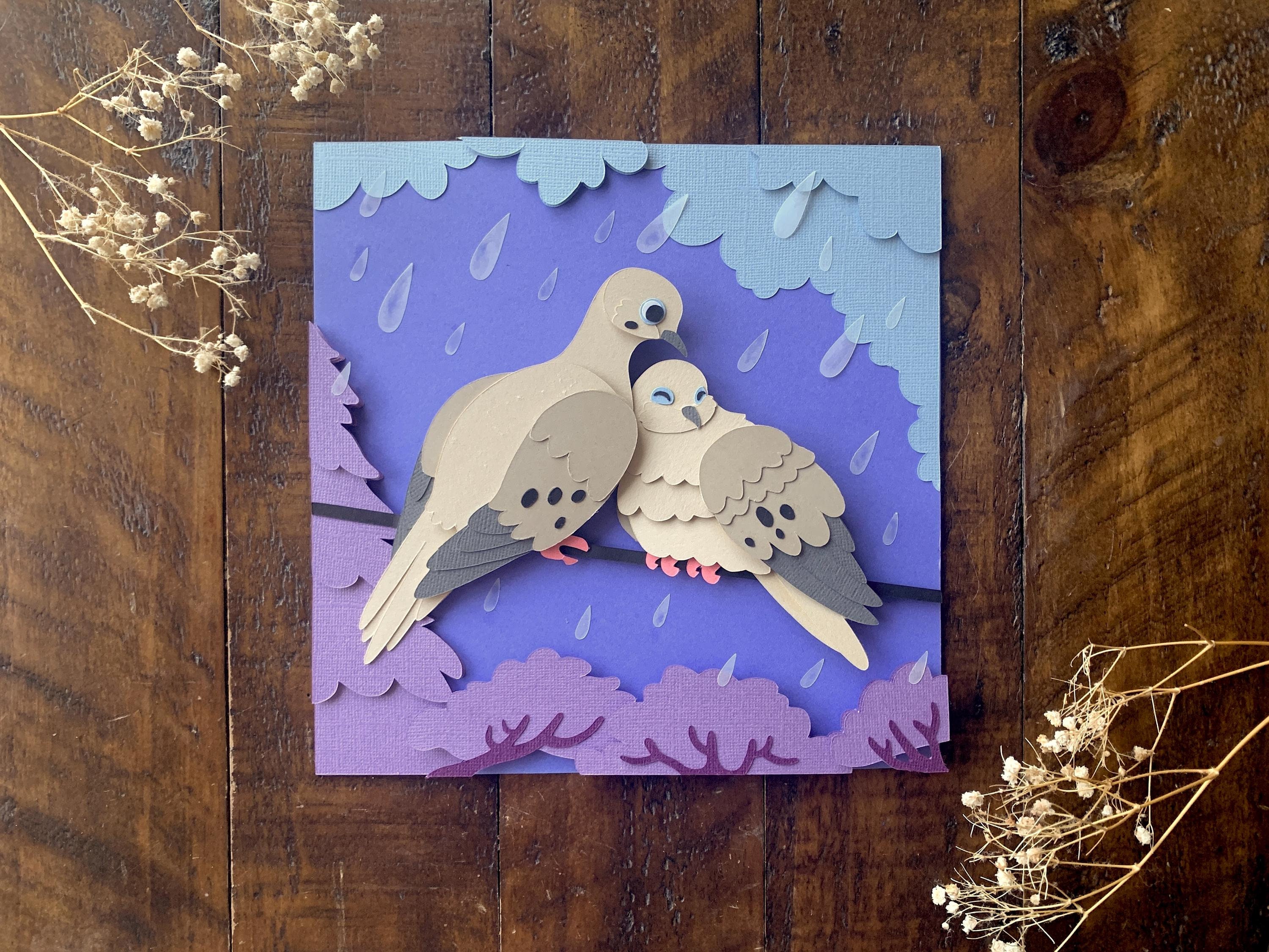Mourning Dove Svg | Best Friends Svg | DIY Bird Watching Gift | Shadow ...