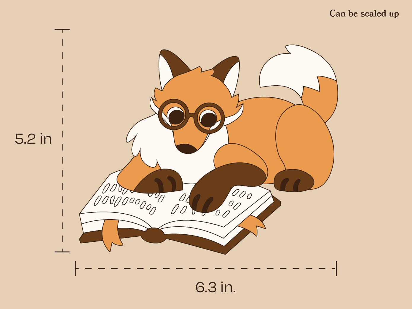 Fox SVG | Reading SVG | Booklover Svg | Shadow Box Template | Fox Craft ...