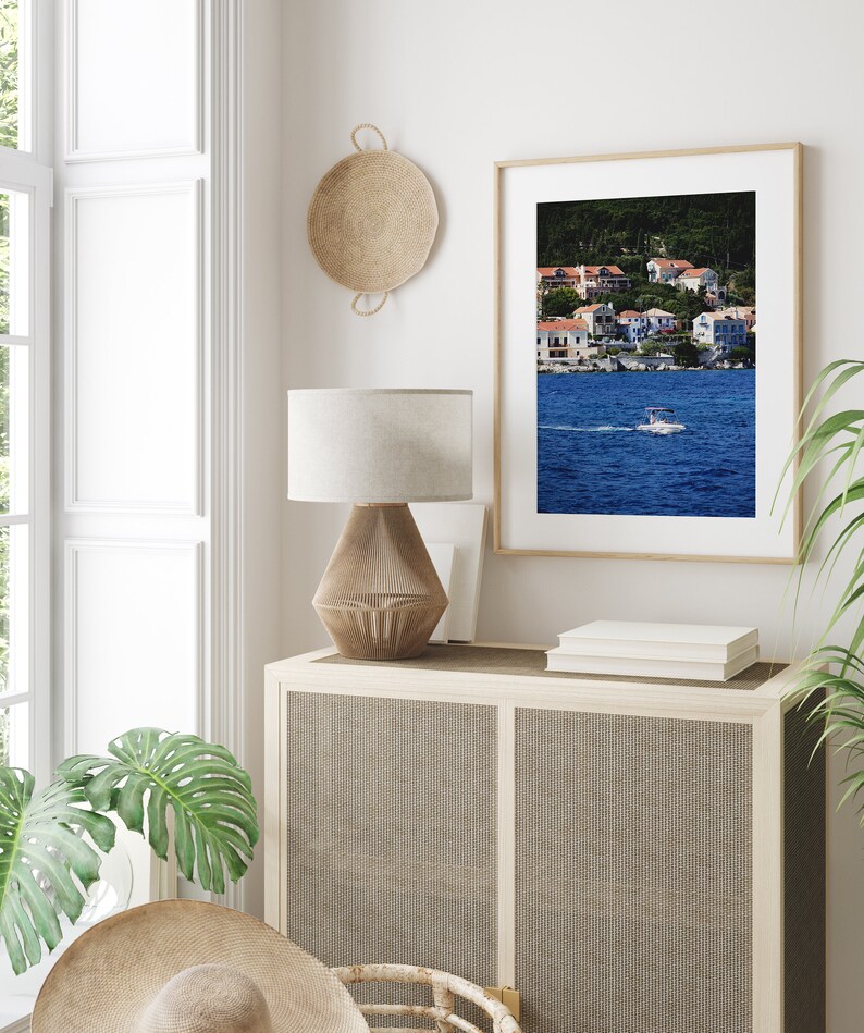 Old Money Aesthetic Print, Old Money Boat Poster, Blue Ocean Wall Art ...