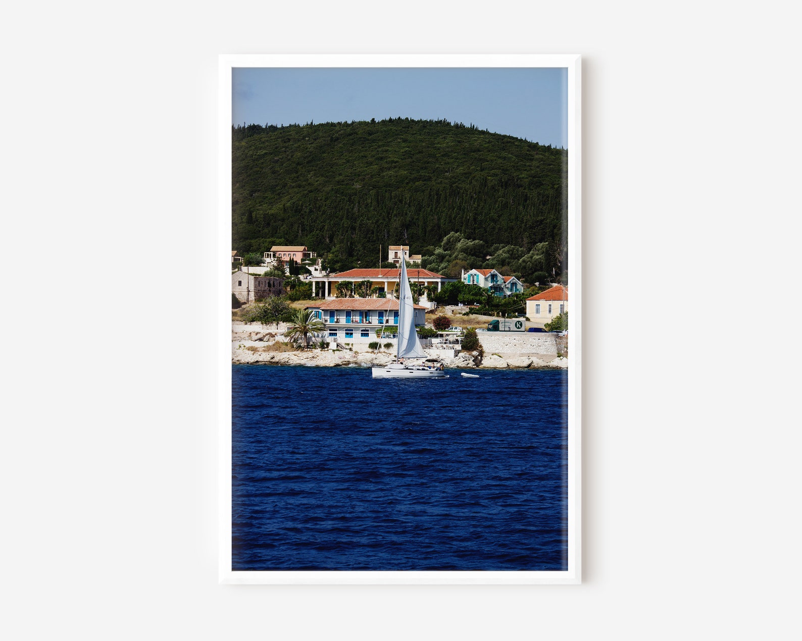 Old Money Aesthetic Print, Old Money Boat Poster, Blue Ocean Wall Art ...