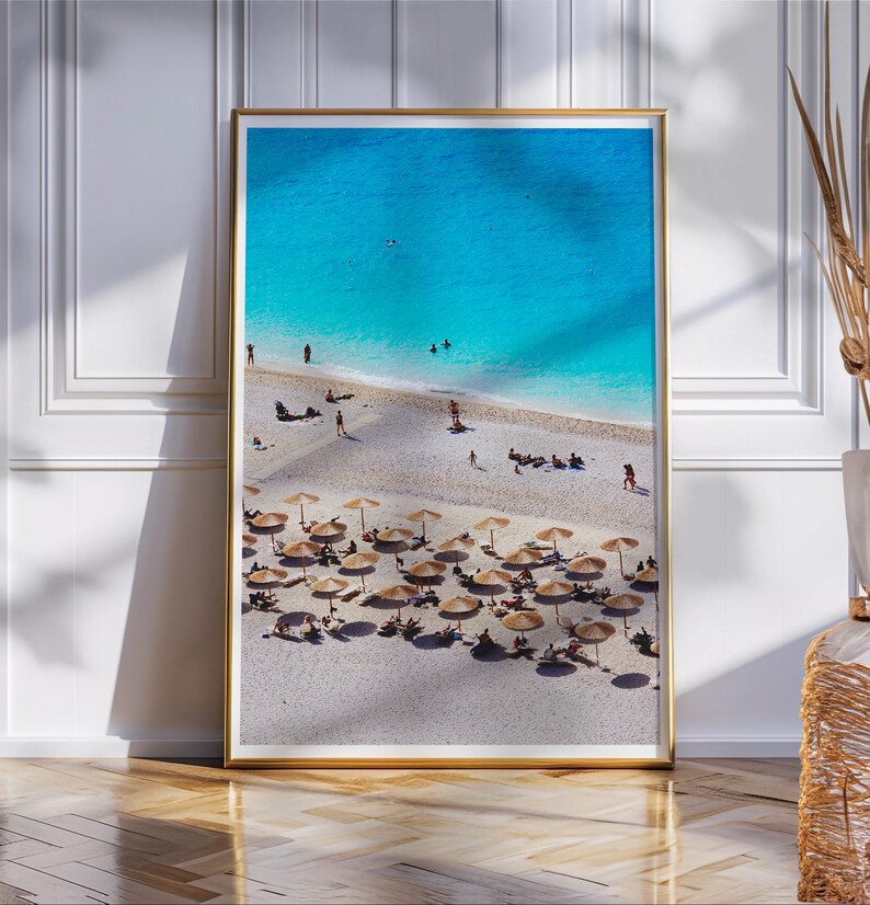 Old Money Beach Coast, Vogue Blue, Aesthetic Ocean Posters, Luxury Wall ...