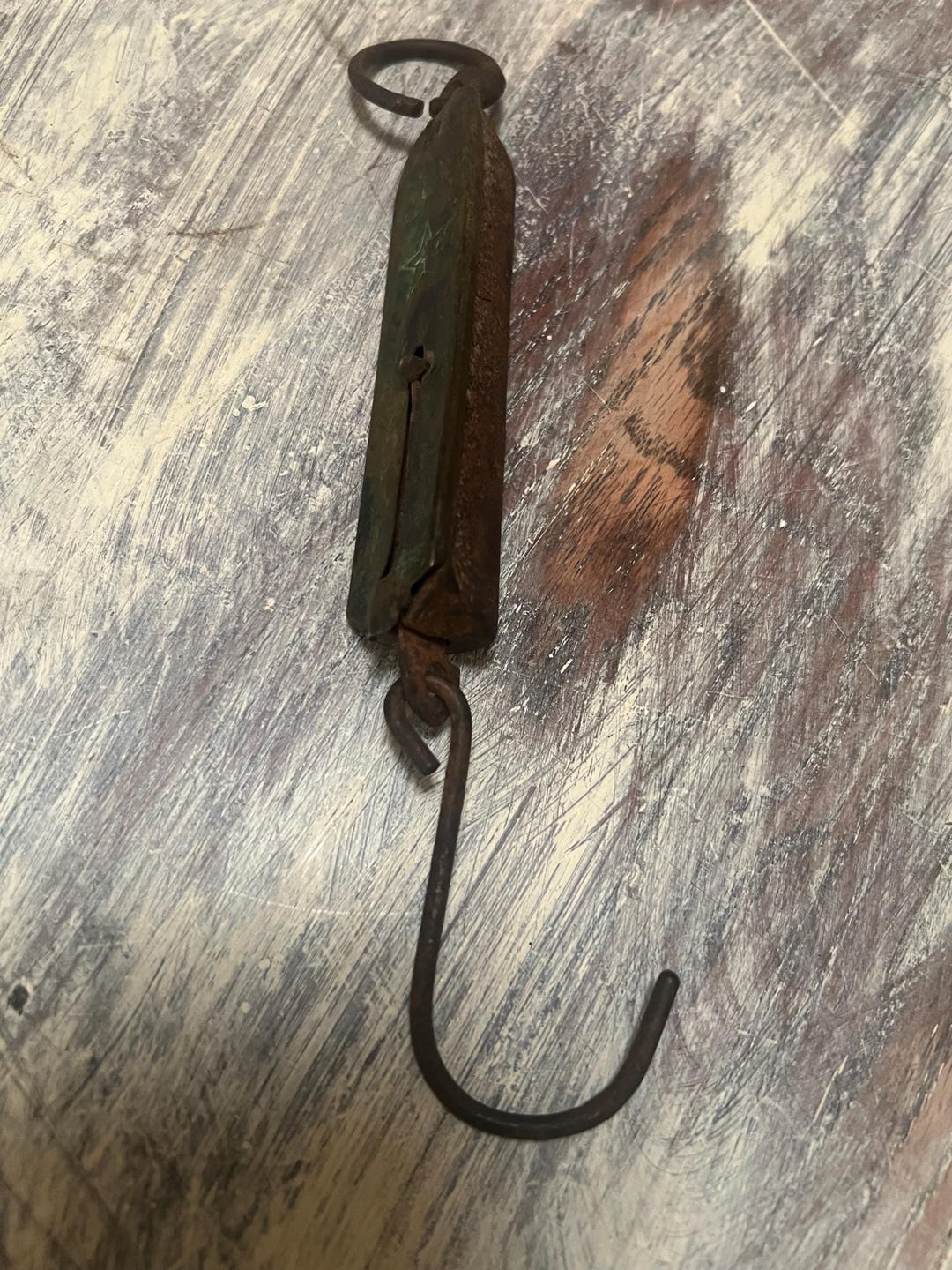 Antique Hand Held Industrial Scale - Etsy