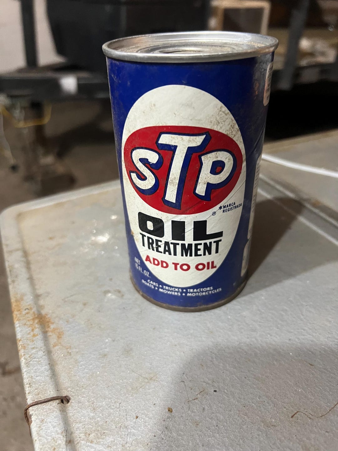 Vintage STP OIL TREATMENT Pull Top Metal Can 15 Oz. Unopened - Etsy