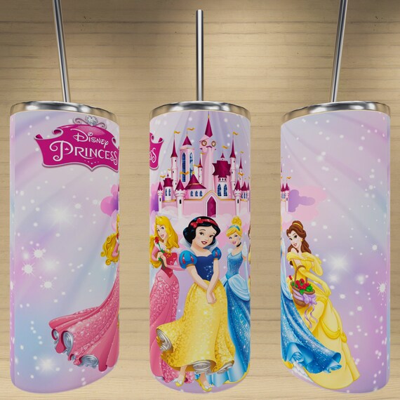 20oz Cartoon Princess Sublimation Tumbler Princesa Envoltura - Etsy